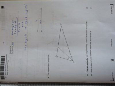 CIE – 0580 MATHEMATICS (Core), PAPER 12 , MAY/JUNE 2016 – Answers ...